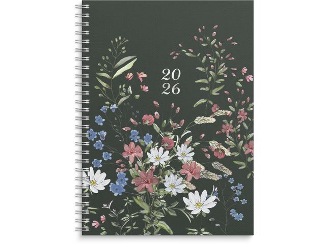 Ukekalender GRIEG Multi A5 2026 blomster - Inkry AS